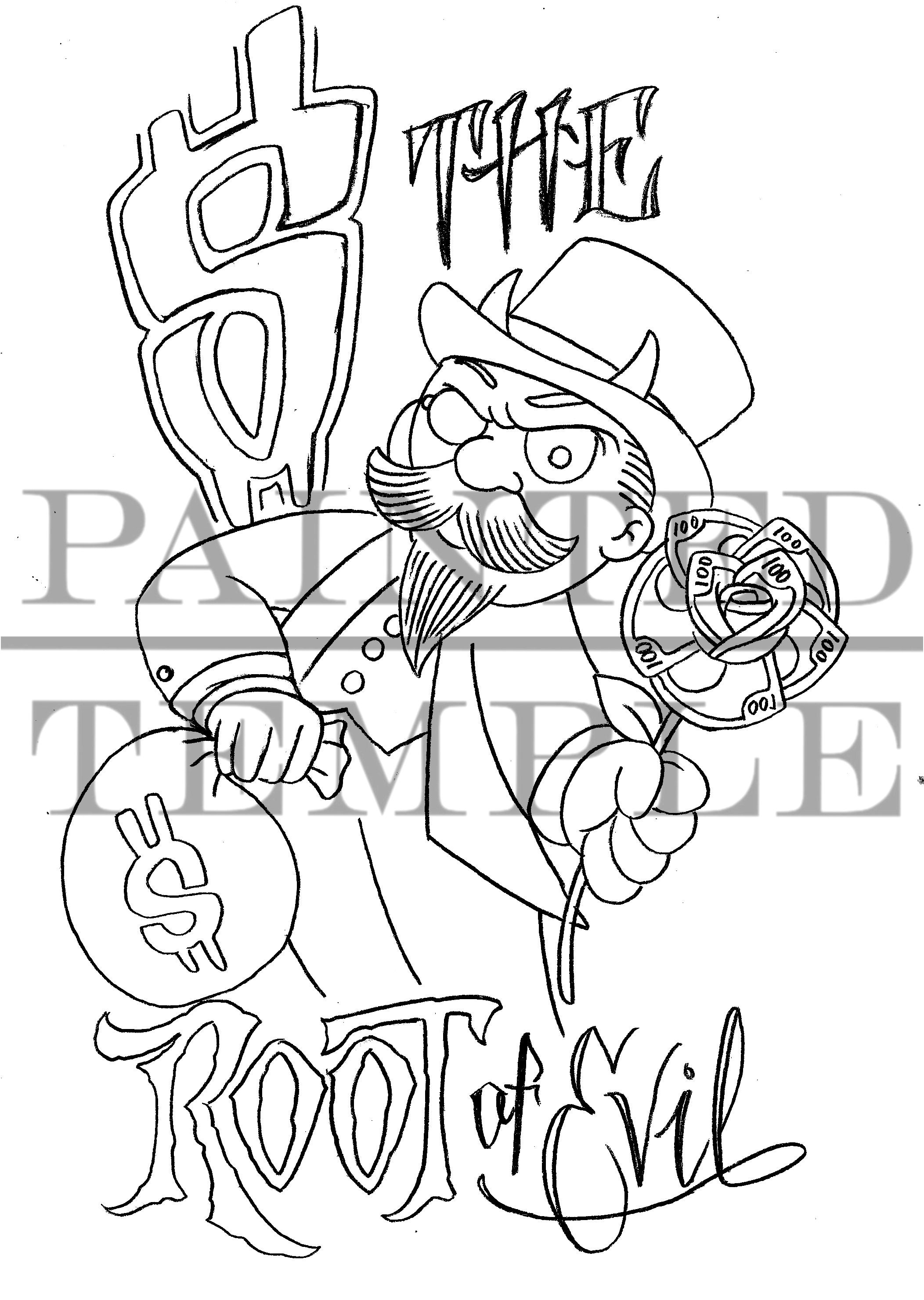 CASH is KING - DIGITAL - Custom Art - Money is the Root of All Evil Art ...