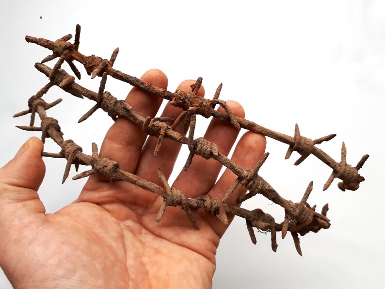 Original German WWI Barbed Wire Battle Relic Vintage WW1 Dug | Etsy