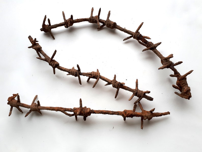 Original German WWI Barbed Wire Battle Relic Vintage WW1 Dug | Etsy