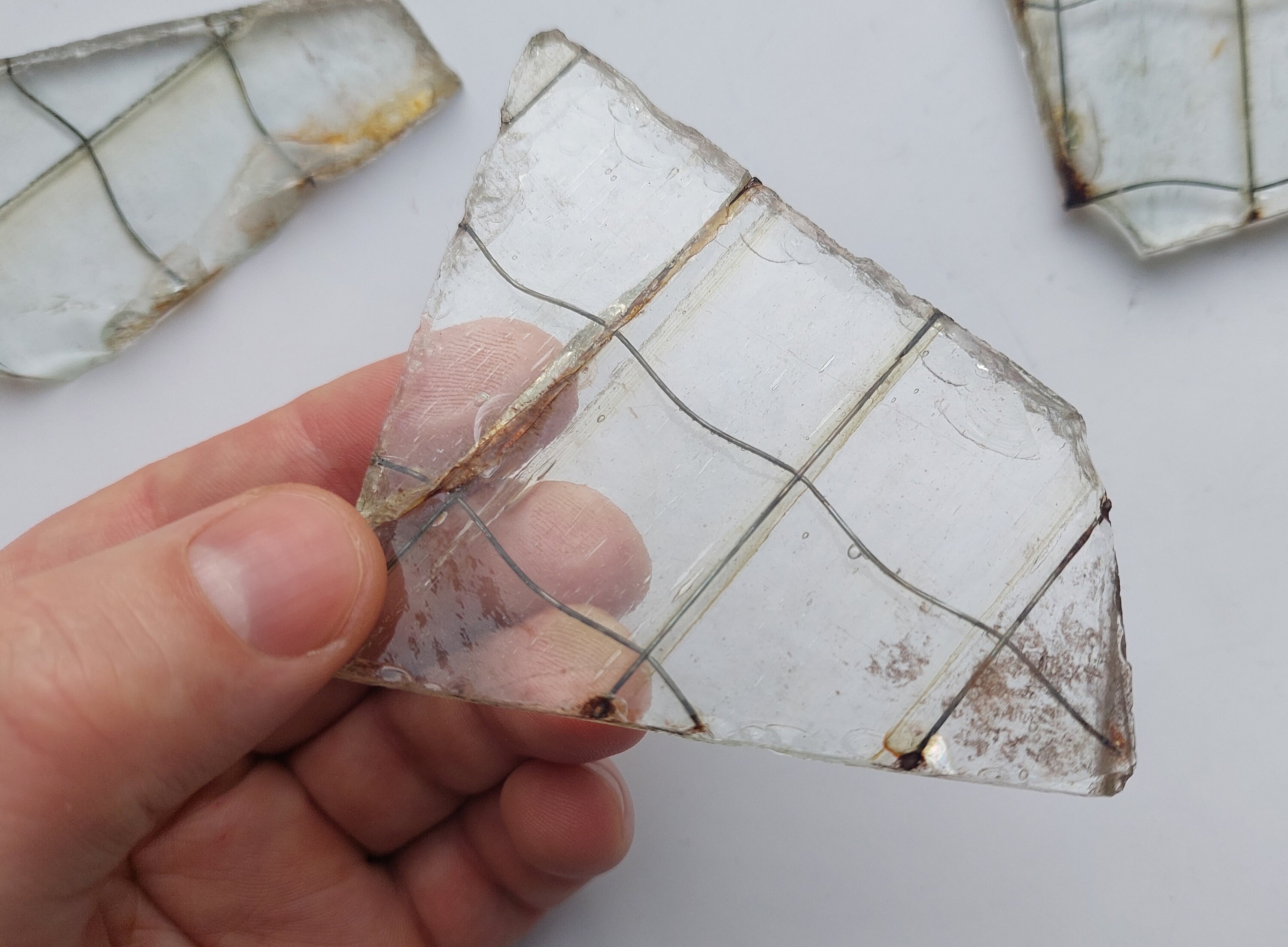 WWI German Battle Relic Bunker Glass Original WW1 World War Trench ...