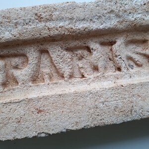 Paris France Brick Vintage Antique Firebrick Block RARE Old Antique ...