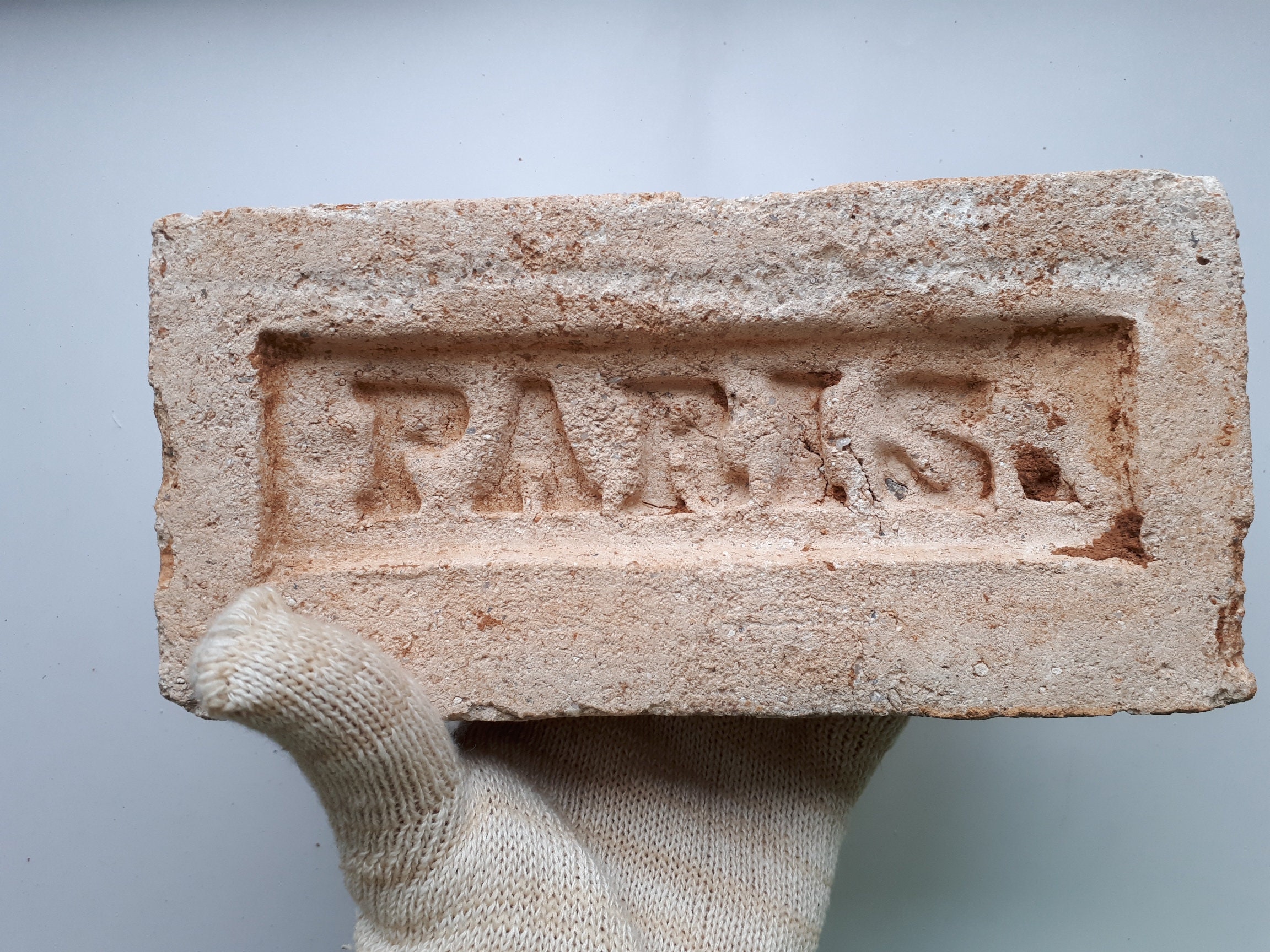 Paris France Brick Vintage Antique Firebrick Block RARE Old - Etsy Hong ...