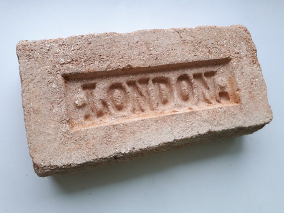 London Brick Vintage Antique Firebrick Block RARE Old Antique - Etsy