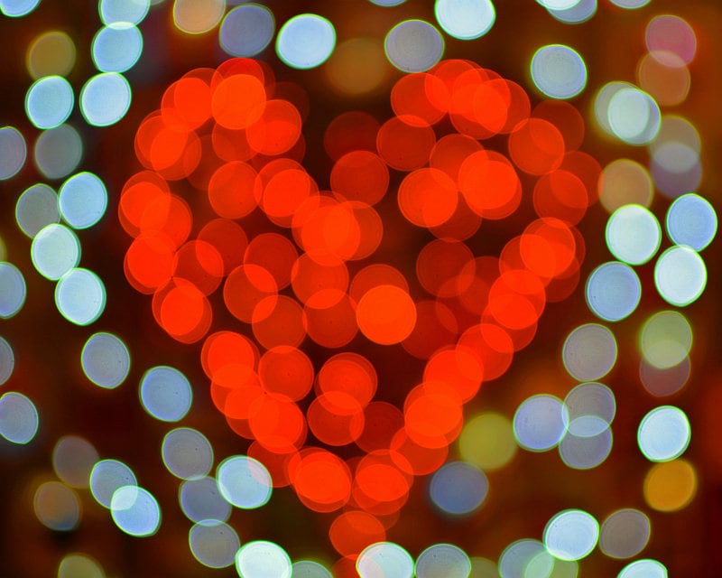 Heart Bokeh Background Bokeh Digital Light Effects Bokeh - Etsy