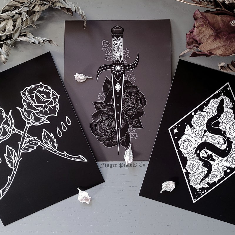 Gothic Art Print - Etsy