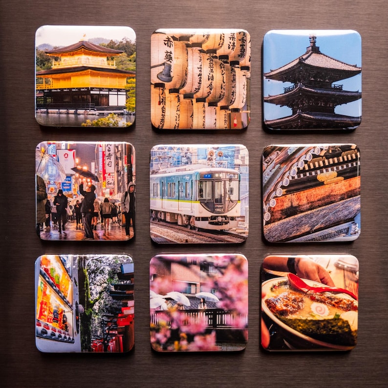 Rounded Square Magnet 2x2" Personalized With Your Photos Fridge Magnet ...