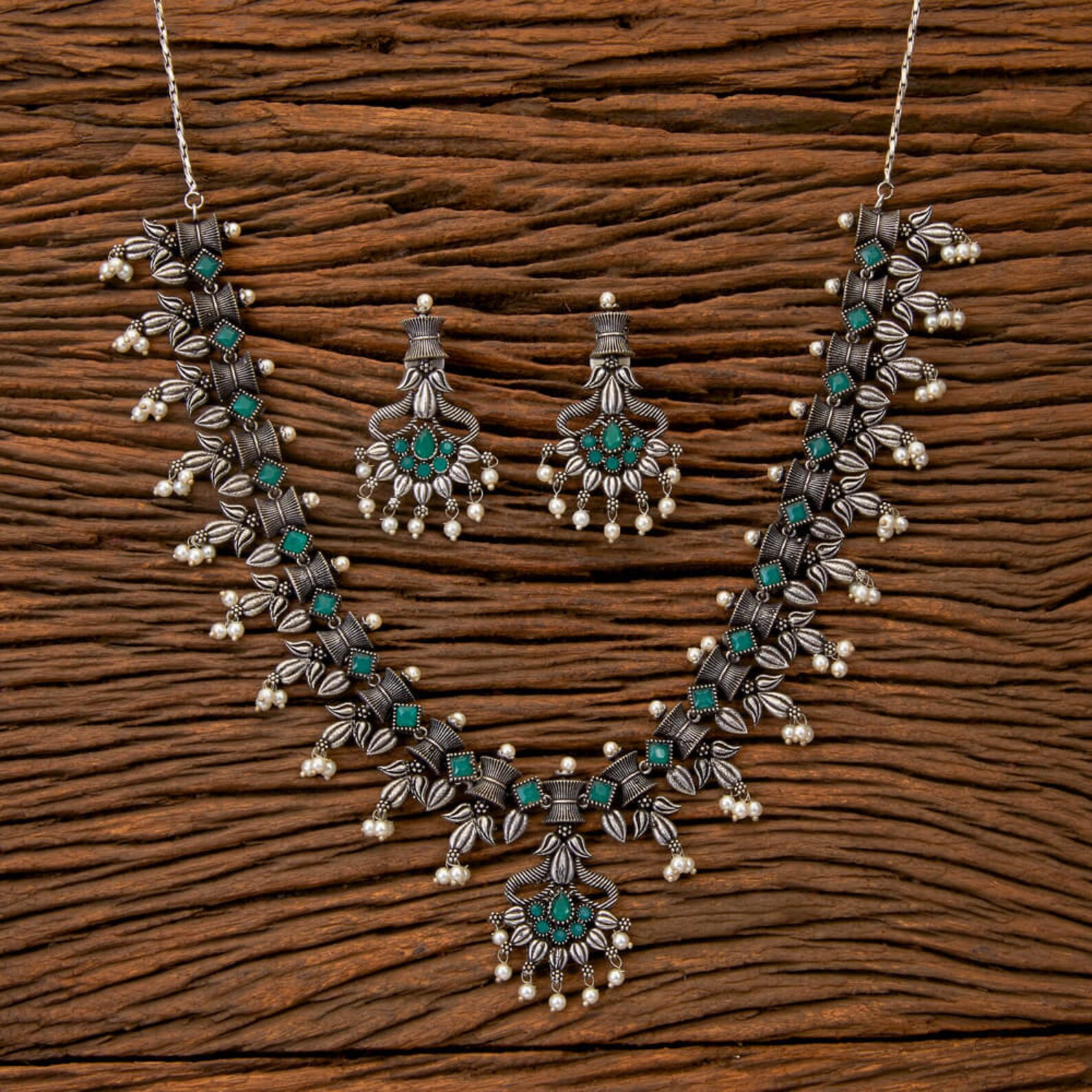 Boho Jewelry Set Statement Necklace and Earrings Afghani | Etsy