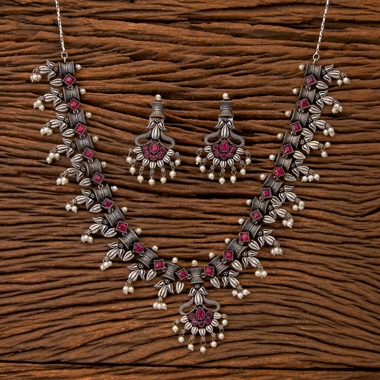 Boho Jewelry Set Statement Necklace and Earrings Afghani | Etsy