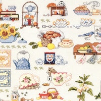 Modern Cross Stitch Pattern PDF - All That She Wants is Another Cuppa ...