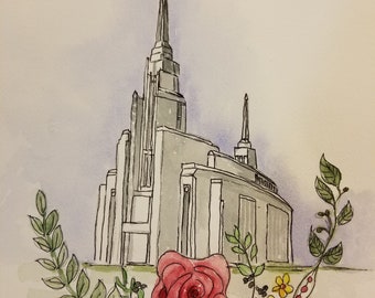 Rome, Italy LDS Temple Digital Print - Etsy
