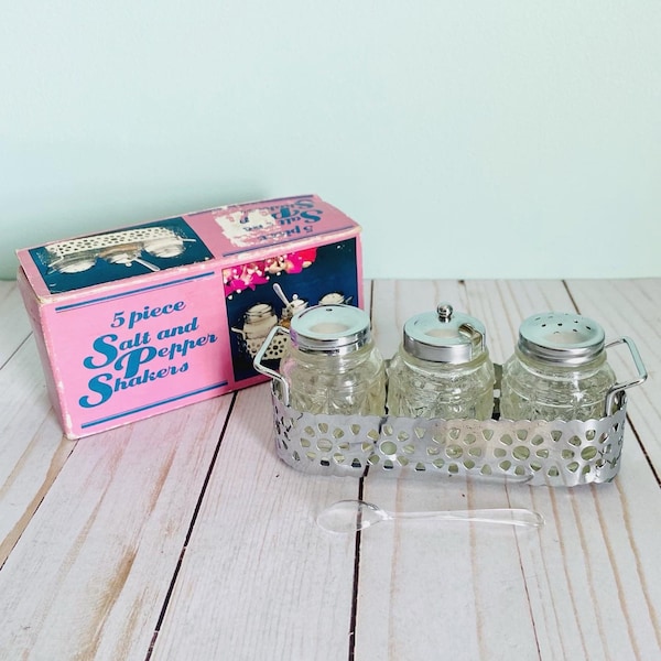 Salt Pepper Caddy - Etsy
