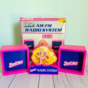 1984 Barbie AM/FM Radio System Set Non Working - Etsy