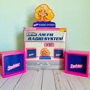 1984 Barbie AM/FM Radio System Set Non Working - Etsy