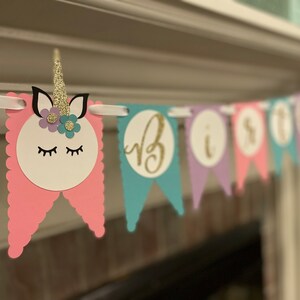 Unicorn Banner - Etsy