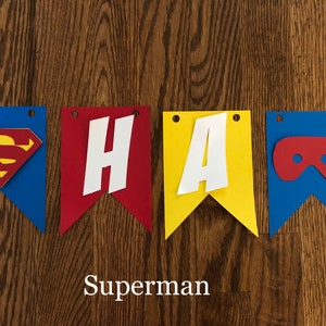 Superhero Banner - Etsy