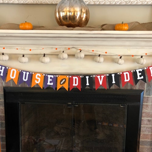 Alabama Crimson Tide Tennessee Vols House Divided Print or - Etsy