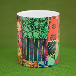 Vibrant Boho Mug "flower Power", Colorful Floral Ethnic Hippie Mug - Etsy
