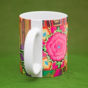 Vibrant Boho Mug "flower Power", Colorful Floral Ethnic Hippie Mug - Etsy
