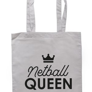 Netball Queen Tote Bag Long Handles TB2067 - Etsy