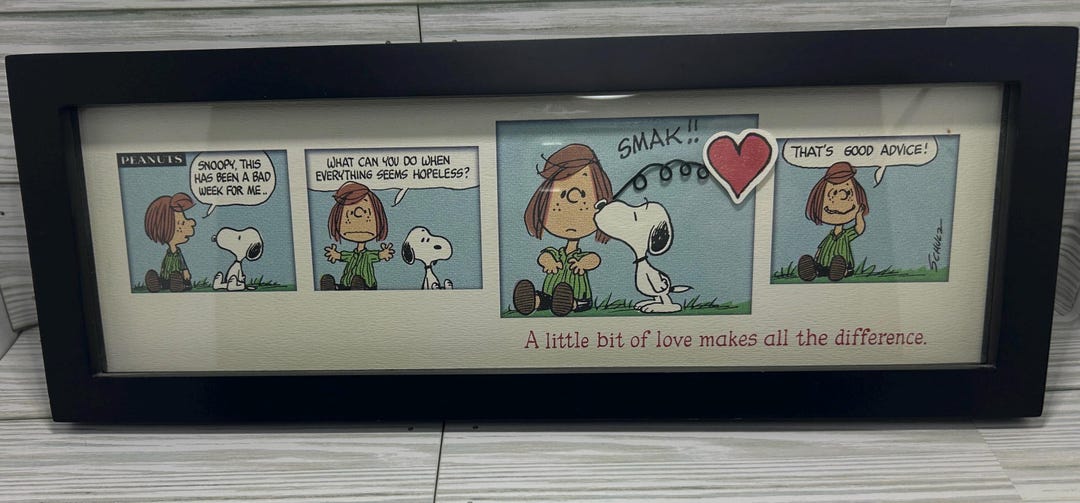 Hallmark Peanuts Gallery Framed Comic Strip – Peppermint Patty and ...