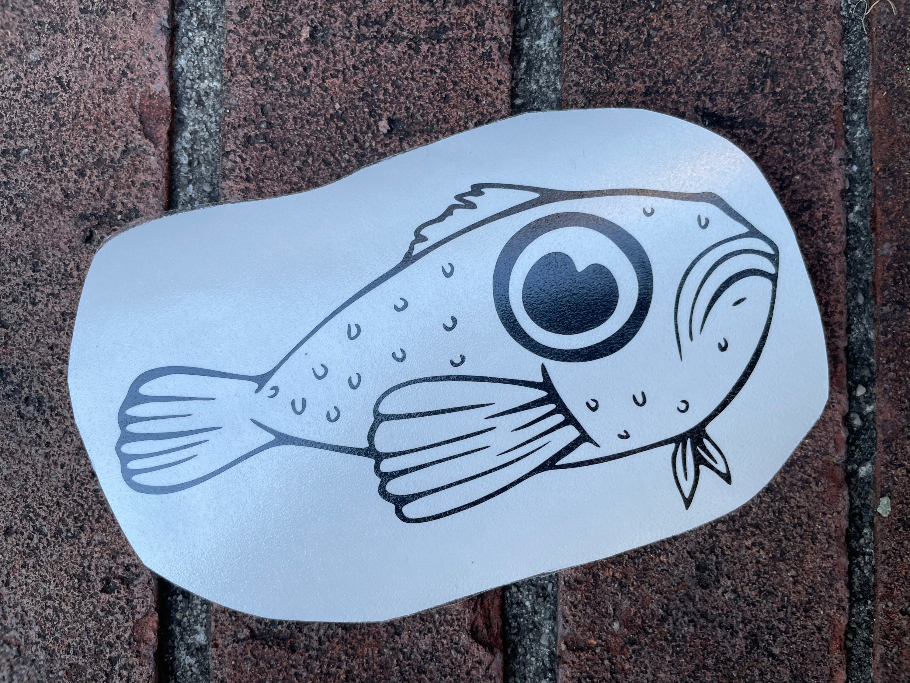 Big Eyed Fish Decal/ Dave Matthews Band Inspired/ Fish/ Big - Etsy