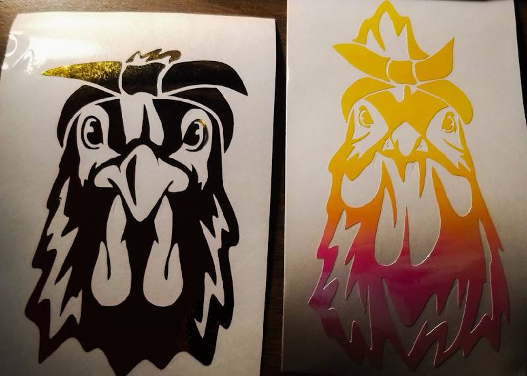 Chicken Decal/ Chicken Car Sticker/hen Decal/ Chicken Lover/ Backyard ...