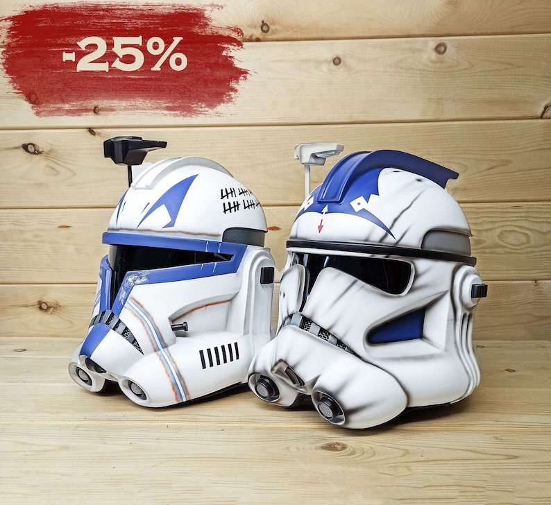 Bundle Captain Rex & Arc Trooper Fives Helmets/Star Wars | Etsy