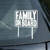 Family on Board - Vinyl on Decal Paper – Car Stickers - Etsy