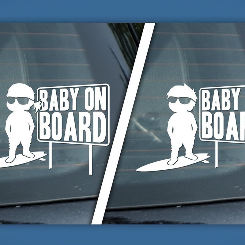 Surfing Car Stickers - Etsy