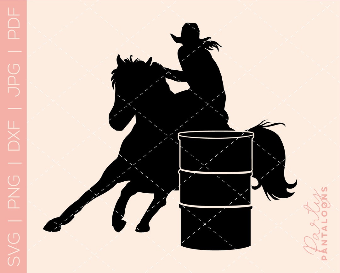 Barrel Racing Svg Horse Svg Rodeo Svg Barrel Racer Svg - Etsy