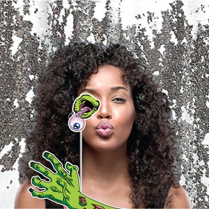 Printable Zombie Apocalypse Photo Booth Props. Quick and Easy DIY Photo ...