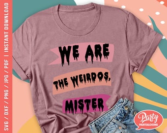 Weirdos Mister Svg - Etsy