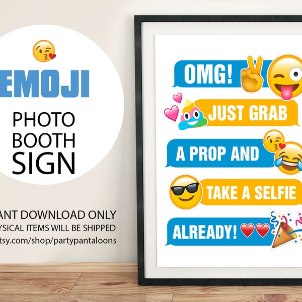 Emoji Photo Booth - Etsy