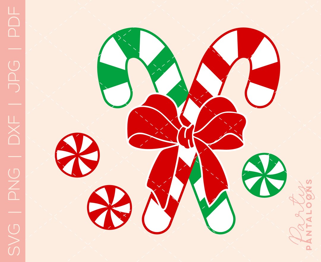 Candy Cane Svg, Christmas Svg, Christmas Candy Svg, Christmas Clipart ...