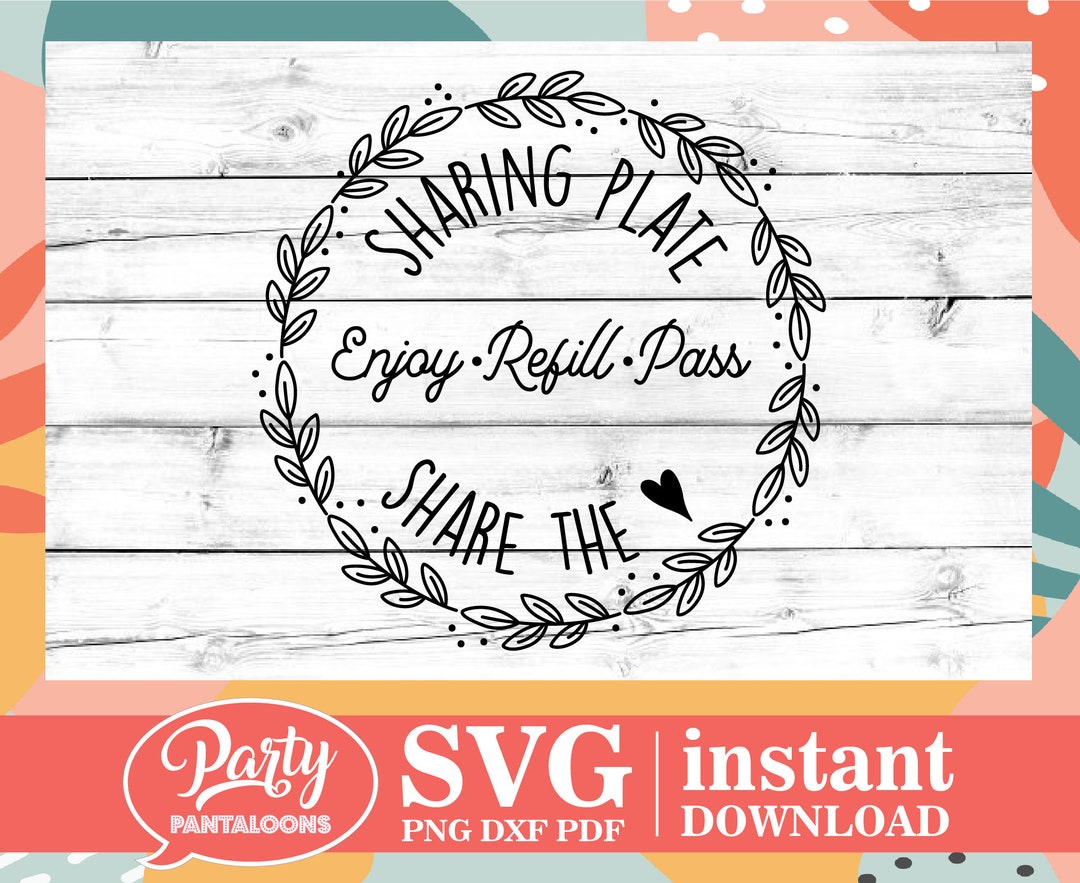 Giving Plate Svg - Cookie Plate Svg - the Giving Plate Svg - Family ...