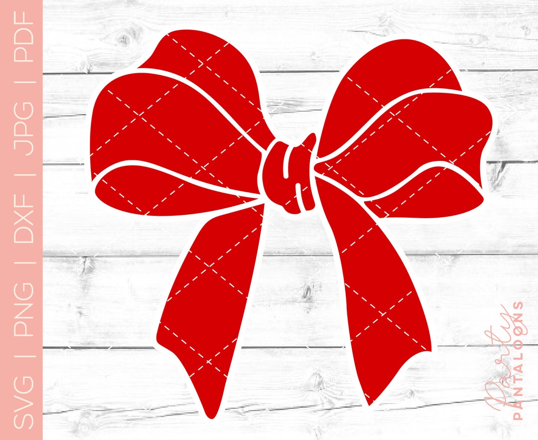 Bow Svg, Christmas Svg, Christmas Bow, Christmas Clipart, Svg Files for ...