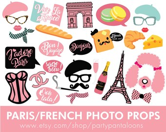 Paris Photo Props | Etsy