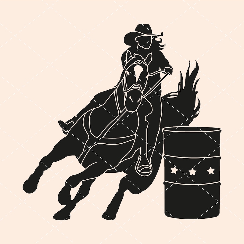 Barrel Racing Png - Etsy