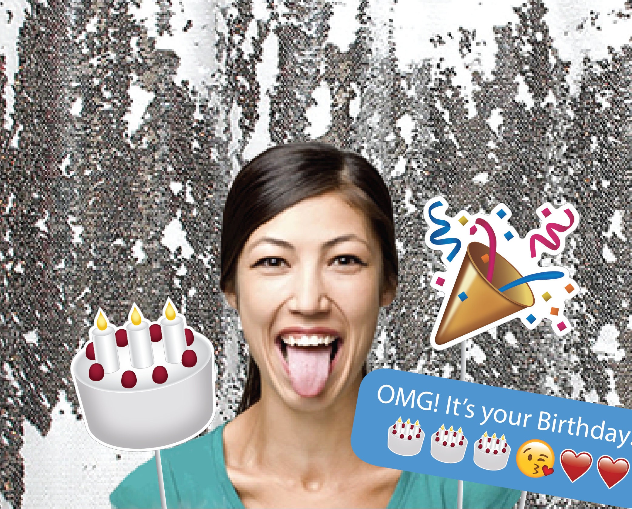 Emoji Photo Booth Props Instant Download Emoji Themed - Etsy Canada