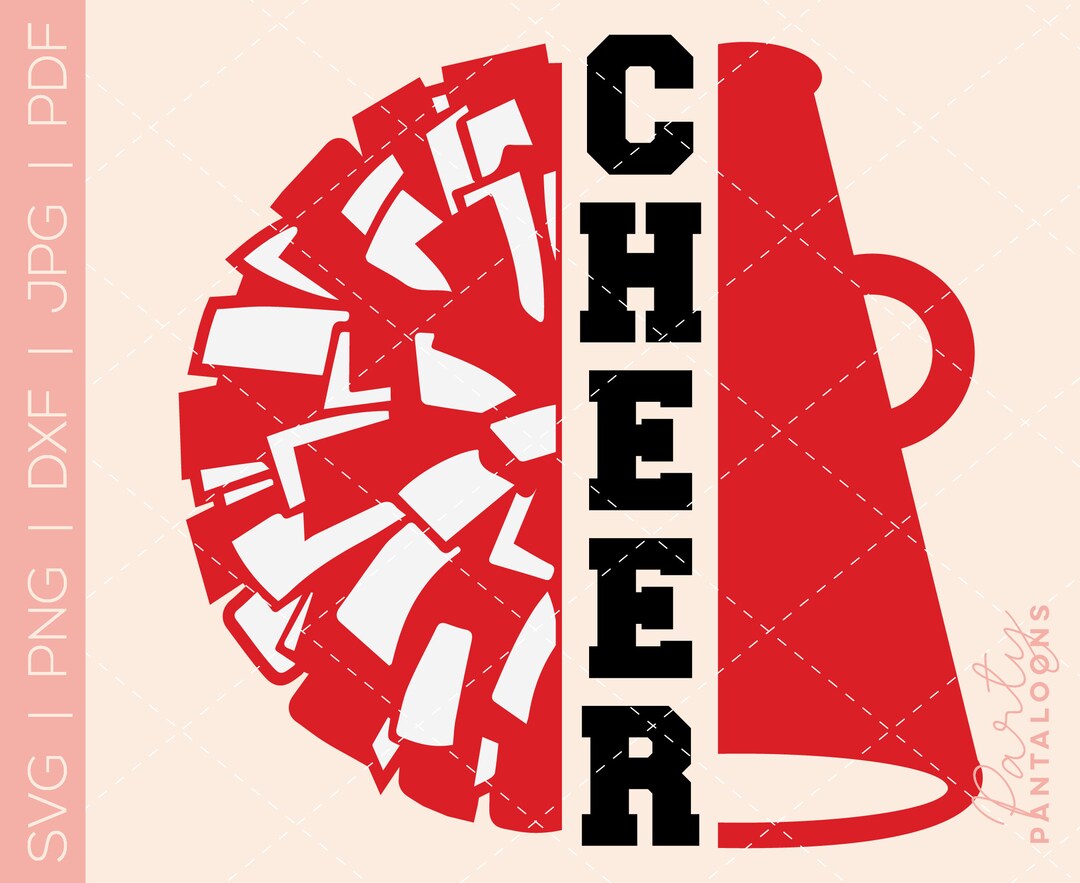 Megaphone Svg Bullhorn Svg Cheer Svg Cheerleader Svg Cheer Etsy | My ...