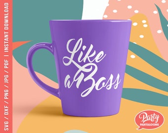 Like a Boss Poster - Etsy