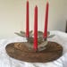 Elm Candle Stand With Stylish Metal Flower Candle Holder - Etsy