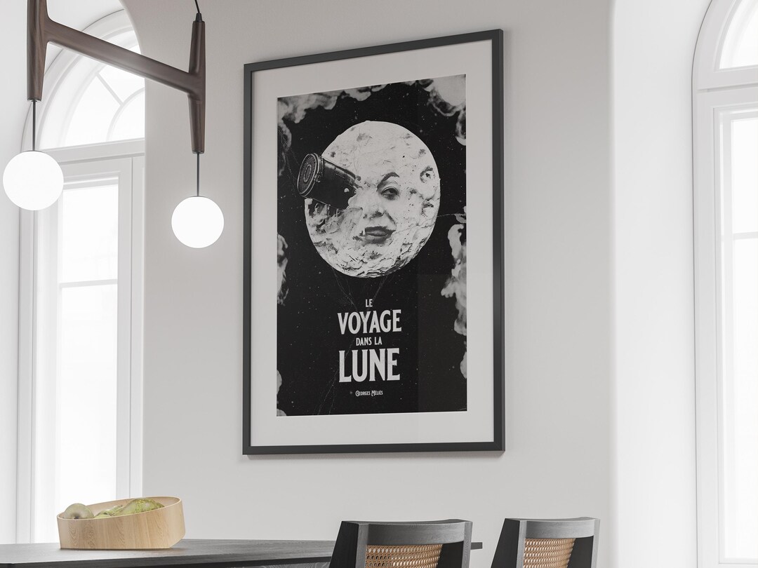 Le Voyage Dans La Lune Movie Poster: 1902 Vintage Film Art Print - Etsy