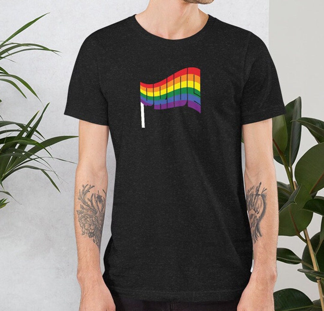 Pride Rainbow Flag Shirt LGBTQ Tee Unisex T-shirt Pride Gifts for Her ...