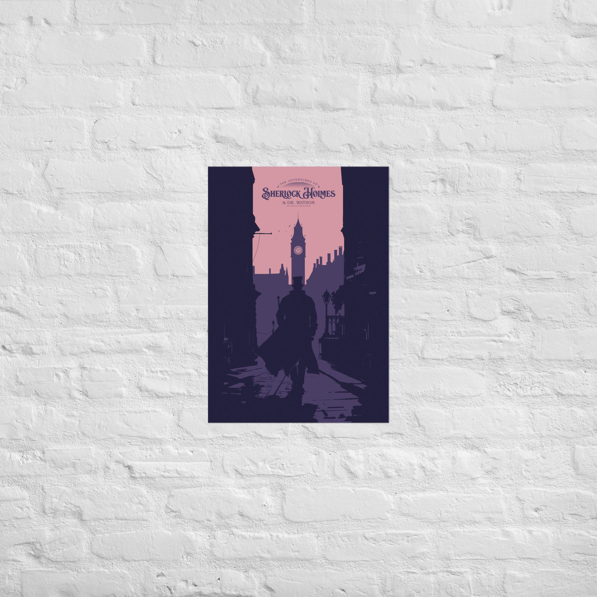 The Adventures of Sherlock Holmes Poster, Book Poster, Sherlock Posters ...