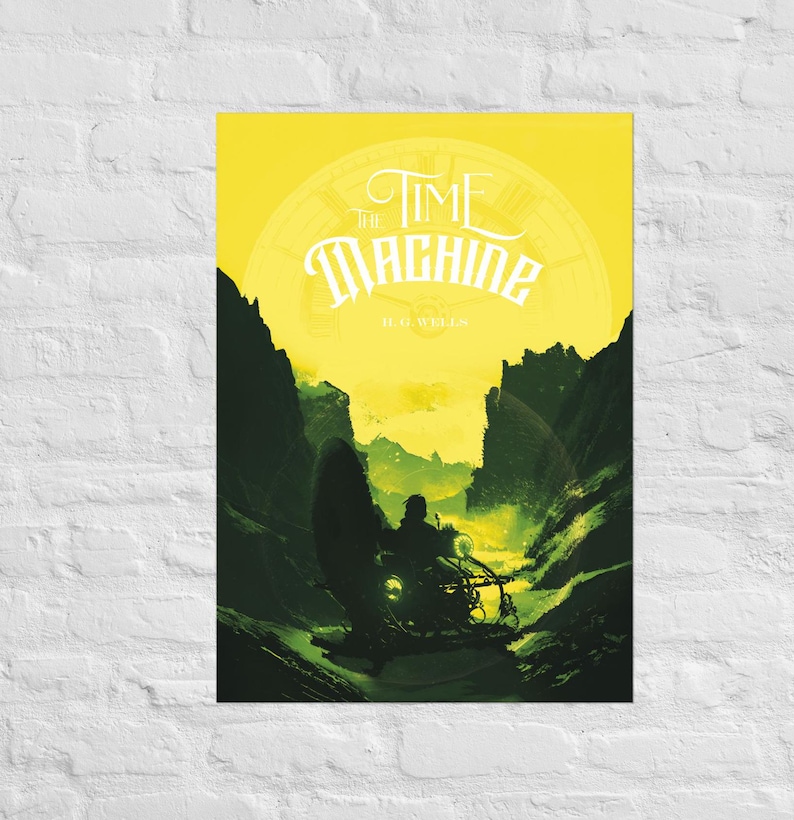 The Time Machine Poster, H.g.wells - Etsy