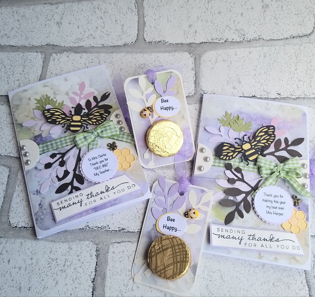 Bee Themed Note Books Sets, Bee Lovers Gift, Stationary Lovers Gift ...