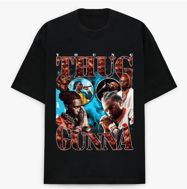 Young Thug Gunna Vintage T-Shirt, Young Thug Gunna Shirt sold by Thien ...