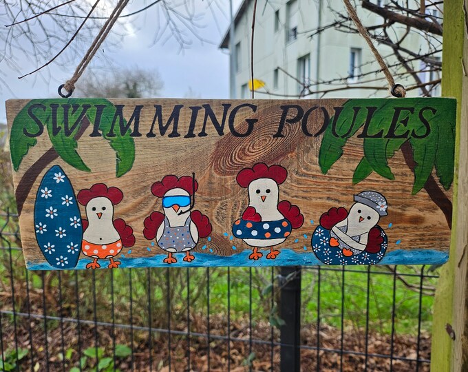 Chicken Coop Sign, Chicken Sign, Garden Sign, Outdoor Decoration ...