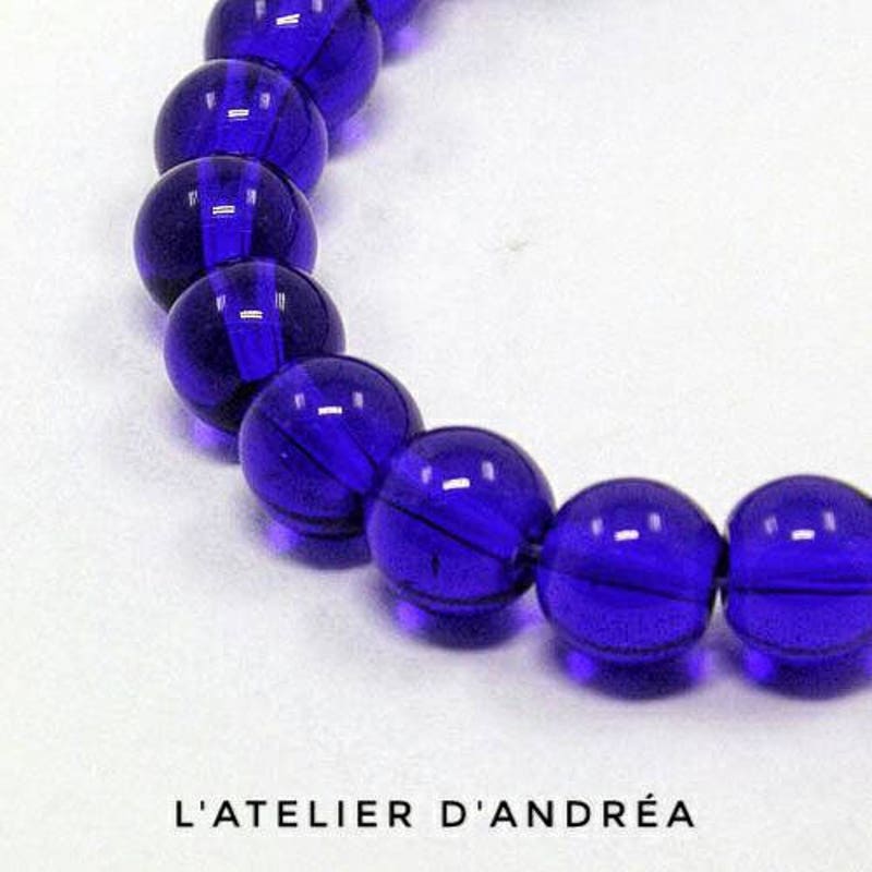 Indigo Blue Glass - Etsy